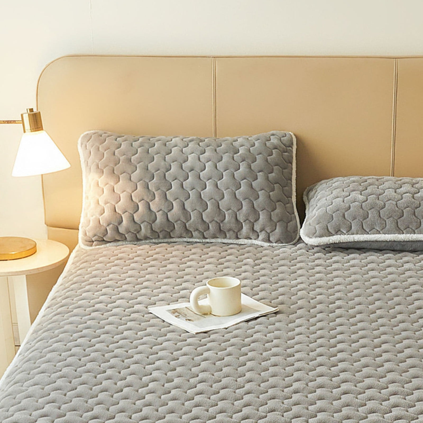 Thickened Milk Velvet Pillowcase, Warm Pillow Cover for Fall and Winter ...