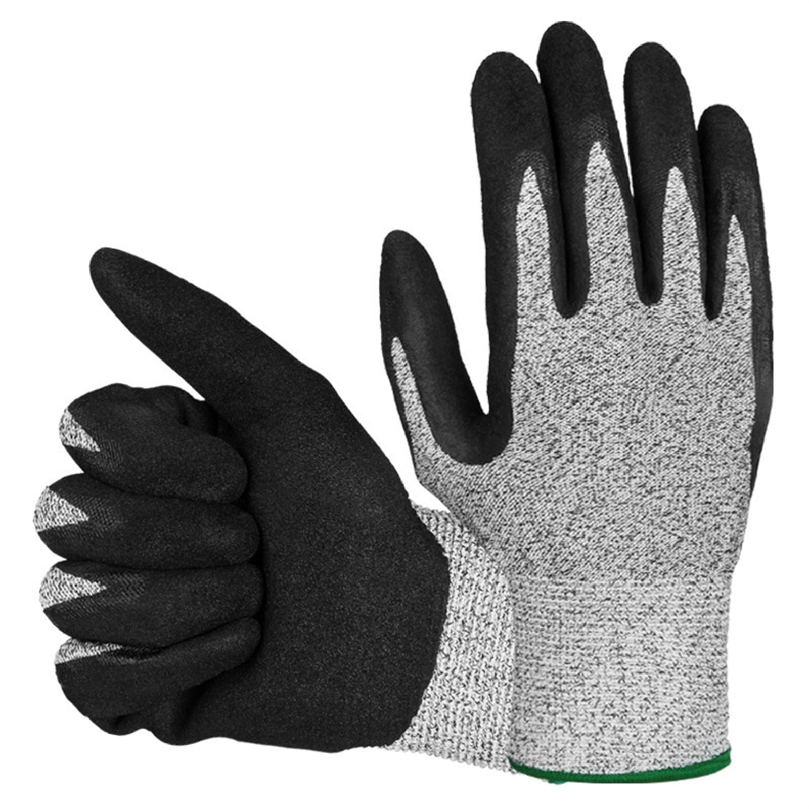 Thickened Protective Gloves Grade 5 Cut-resistant Gloves Grade 5 Kitchen HPPE Glass Cutting ...