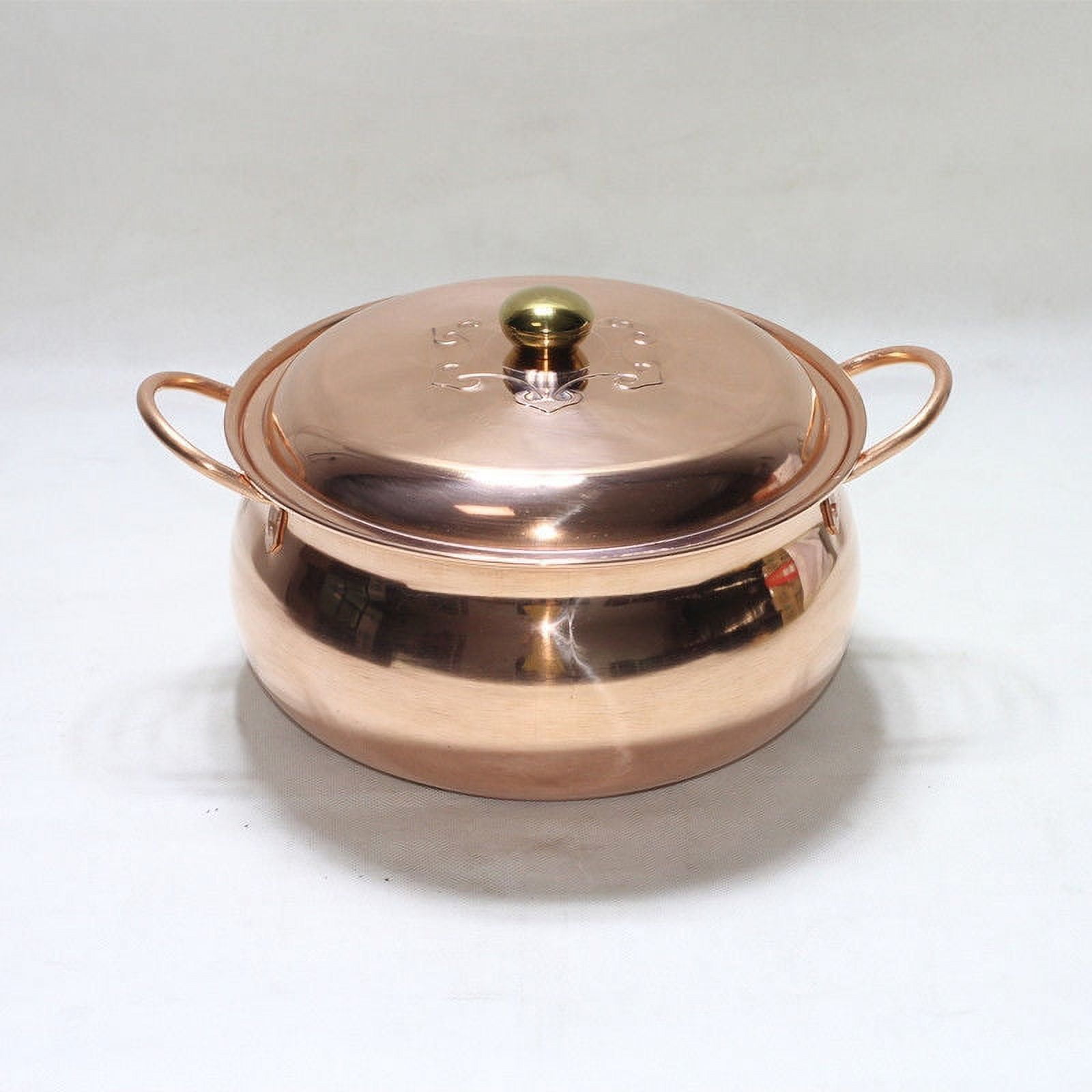 Thickened Pure Copper Pot, Electromagnetic Copper Soup Pot, Gas Copper ...