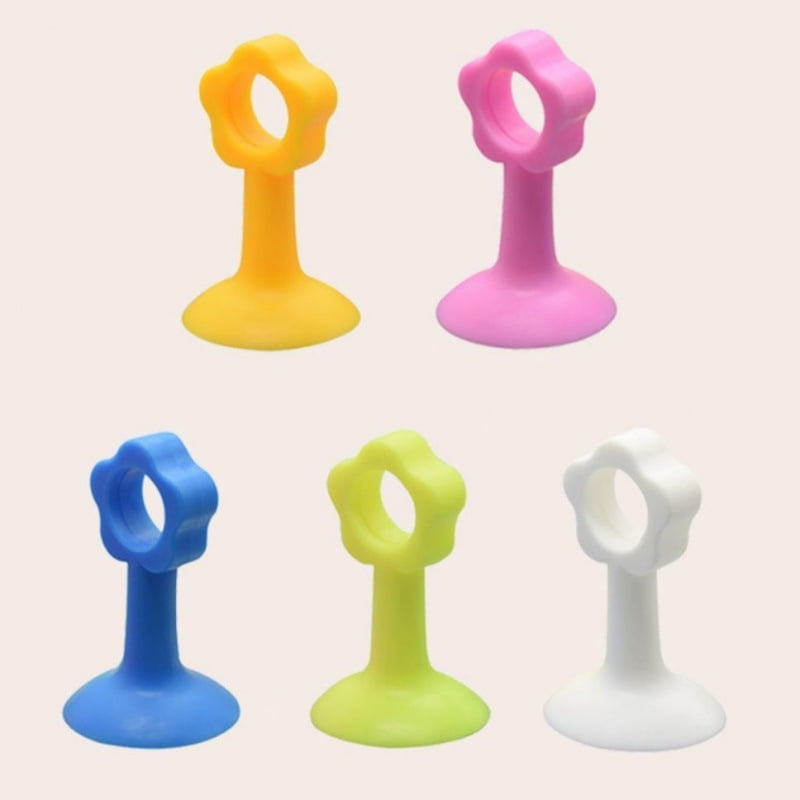 Thickened Silicone Door Stopper No-Drill Door Handle Anti-Collision Pad ...
