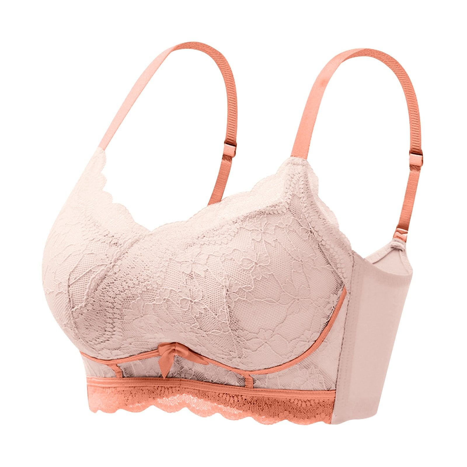 Thickened Small Chest Flat Chest Women's Super Thick Lace Adjustable ...