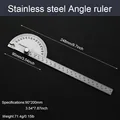 Thickened Stainless Steel Angle Gauge Measuring Angle Protractor Large ...