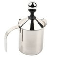 Thickened Stainless Steel Milk Foamer, Easy Spring,Loaded Pump Action ...