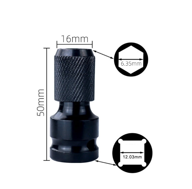 Thickened Telescopi Conversion Joint Wrench To Hand Drill Adapter ...