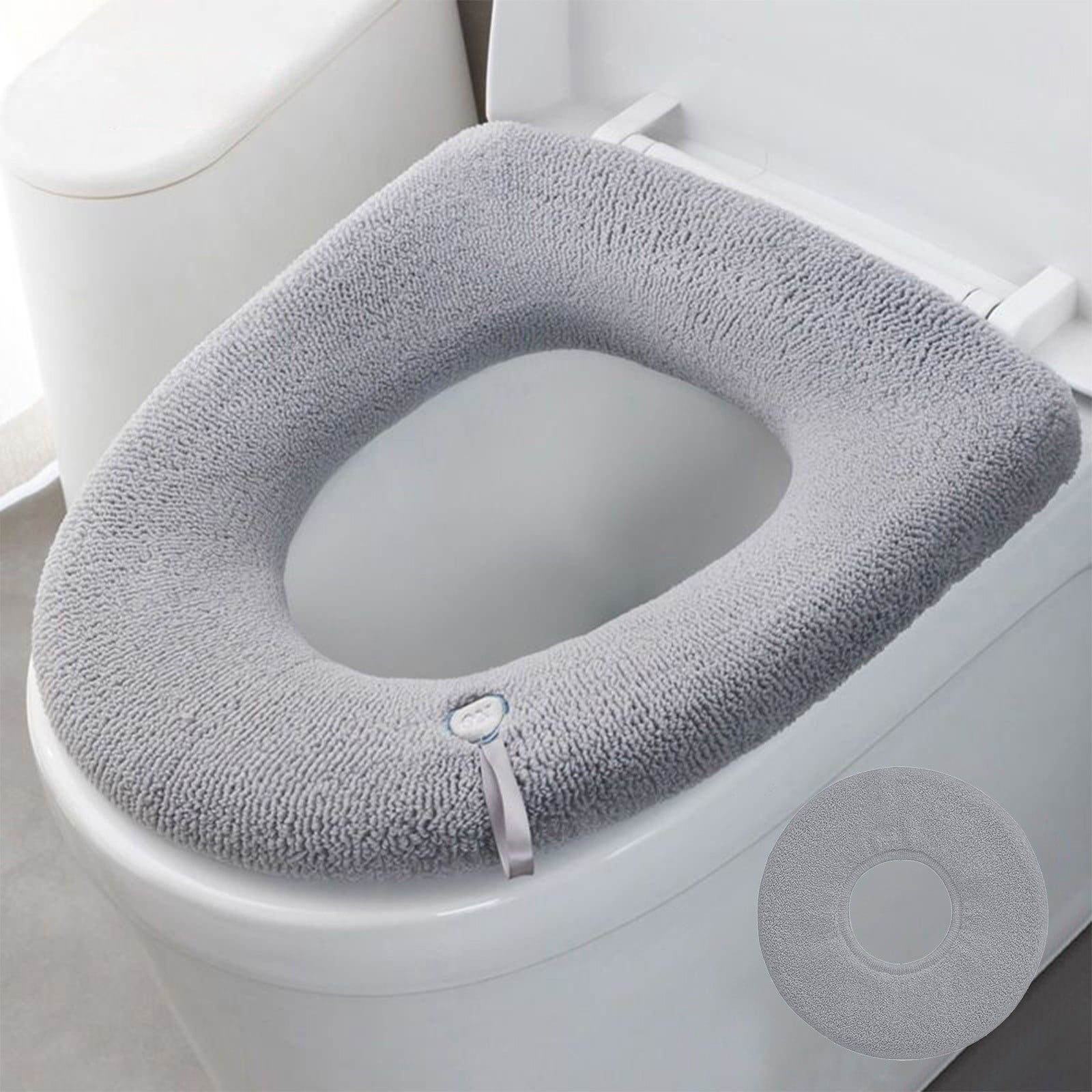 Thickened Universal Toilet Seat Cushion Sitting Toilet Cover Warm ...