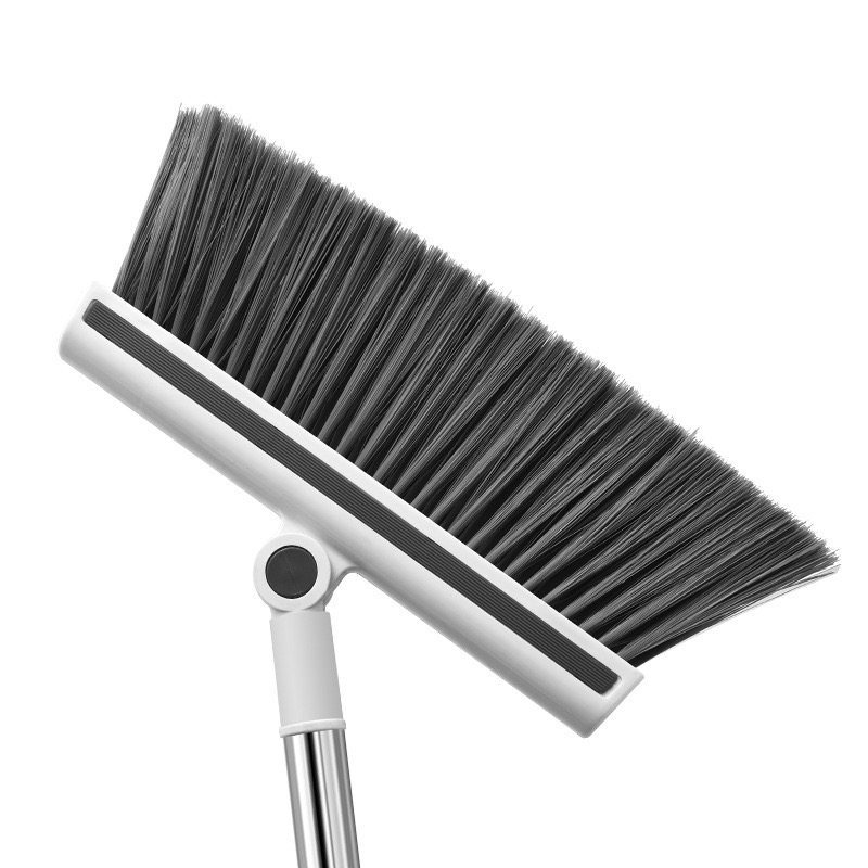 Thickened Vertical Broom Dustpan Floor Brush Set Indoor Non-Stick Hair ...
