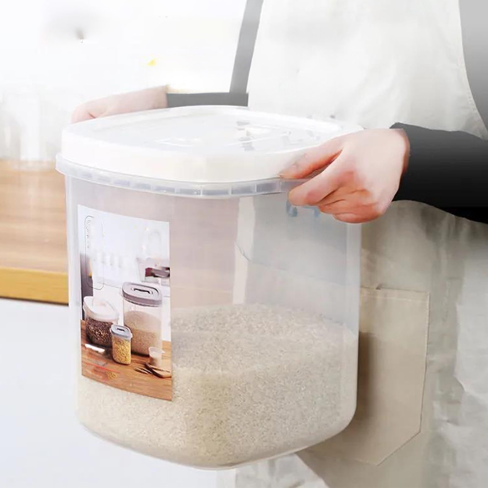 Thickened Waste Bin, Large Capacity Paper Garbage Can, Carrying Handle ...