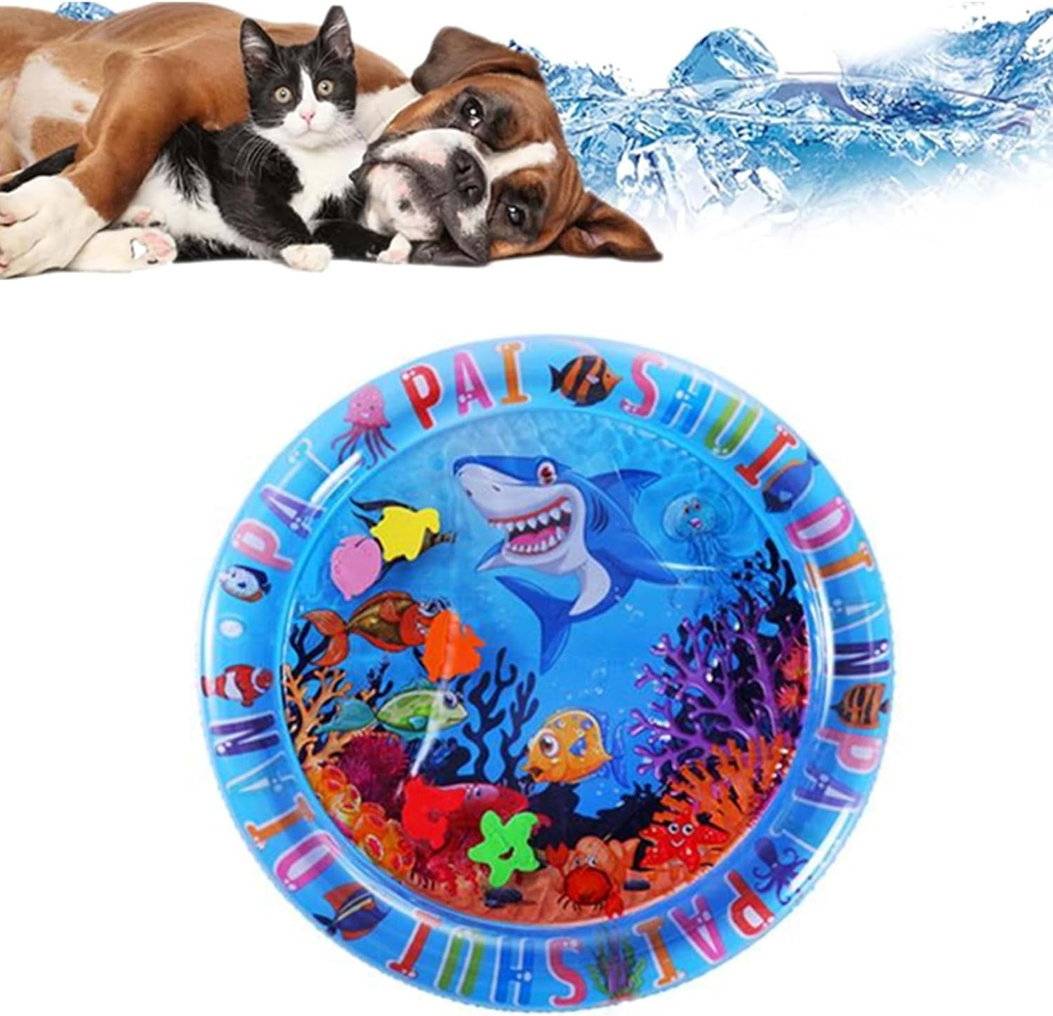 Thickened Water Sensor Play Mat for Pets, 2024 New Water Sensory ...