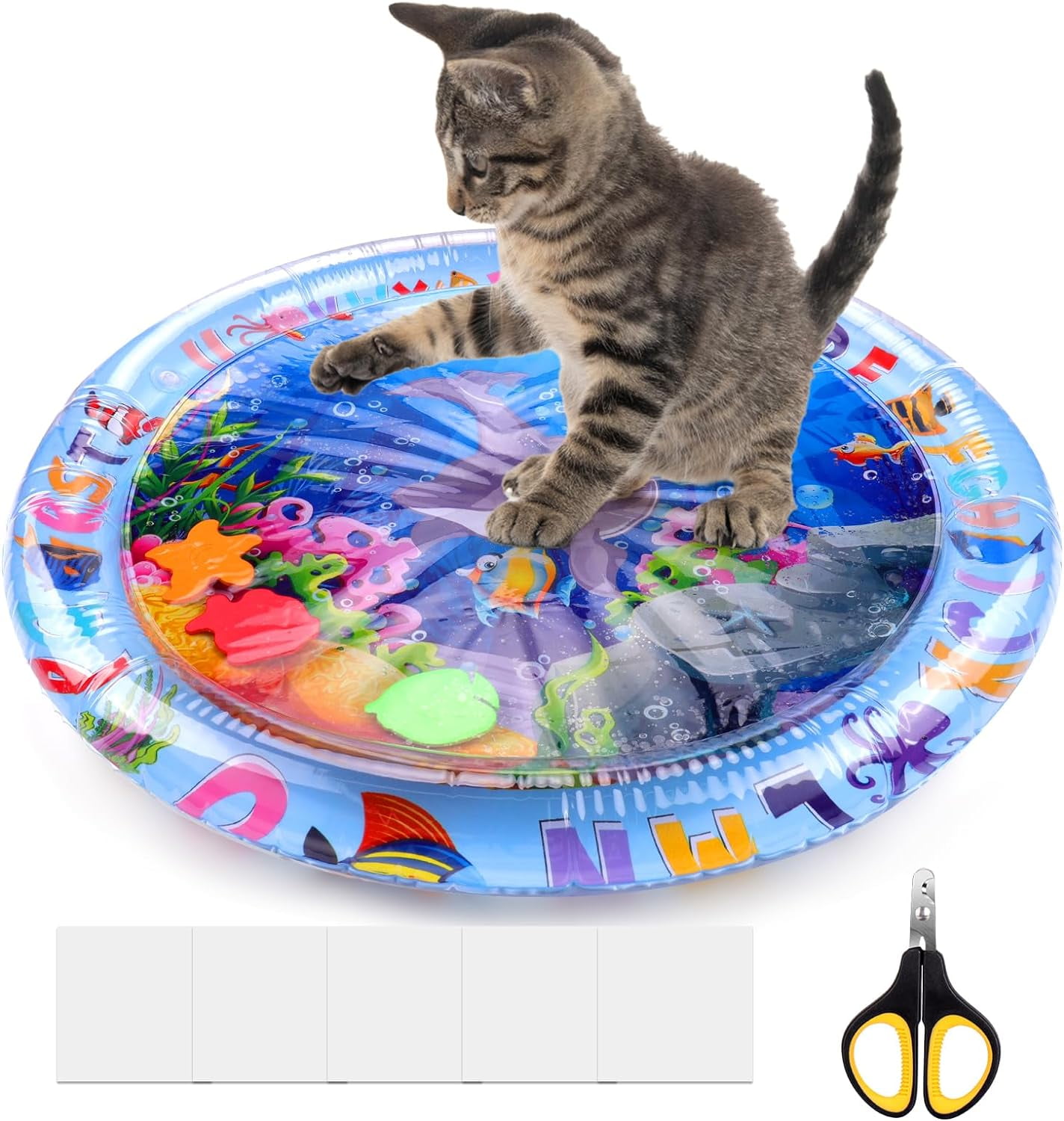 Thickened Water Sensory Play Mat for Cats, Cat Water Play Mat NEW ...