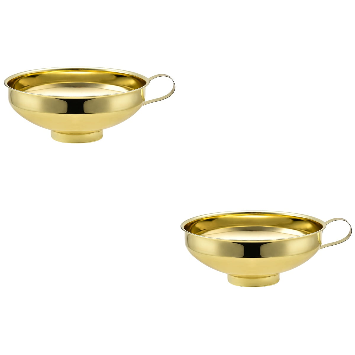 Thickened Wide Mouth Funnel Funnels for Filling Bottles Stainless Steel ...