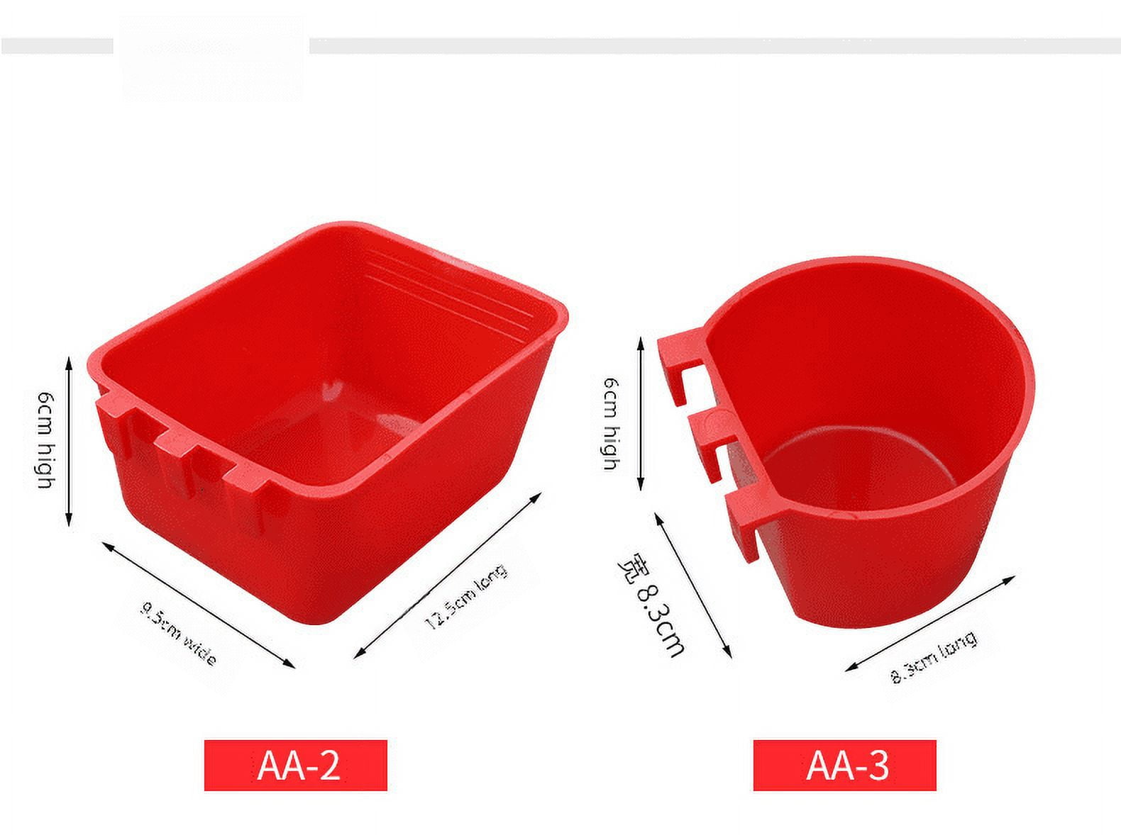 Thickened bird hopper bird trough food box tray pigeon supplies ...