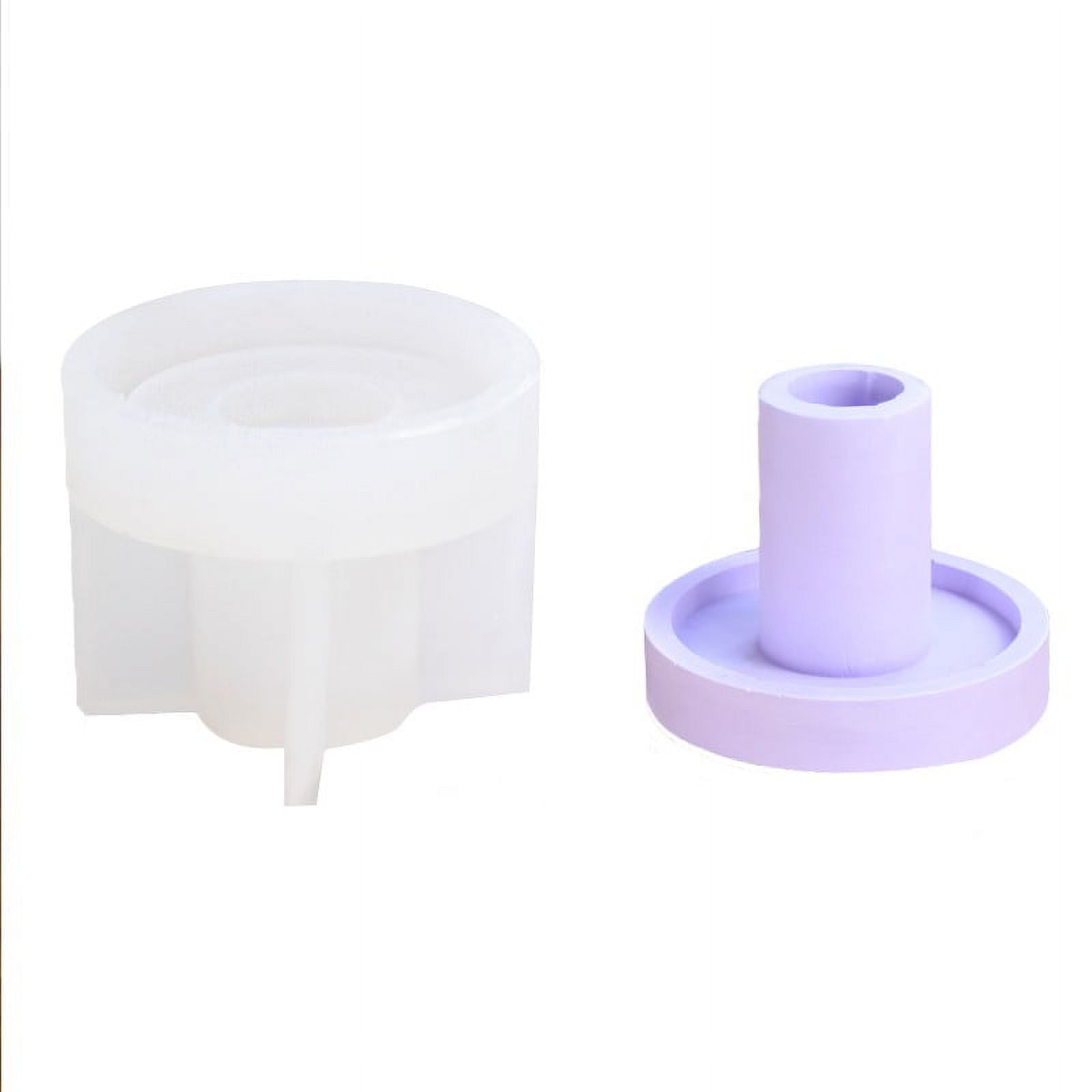 Thickened concave and convex model round candle holder can make cement ...