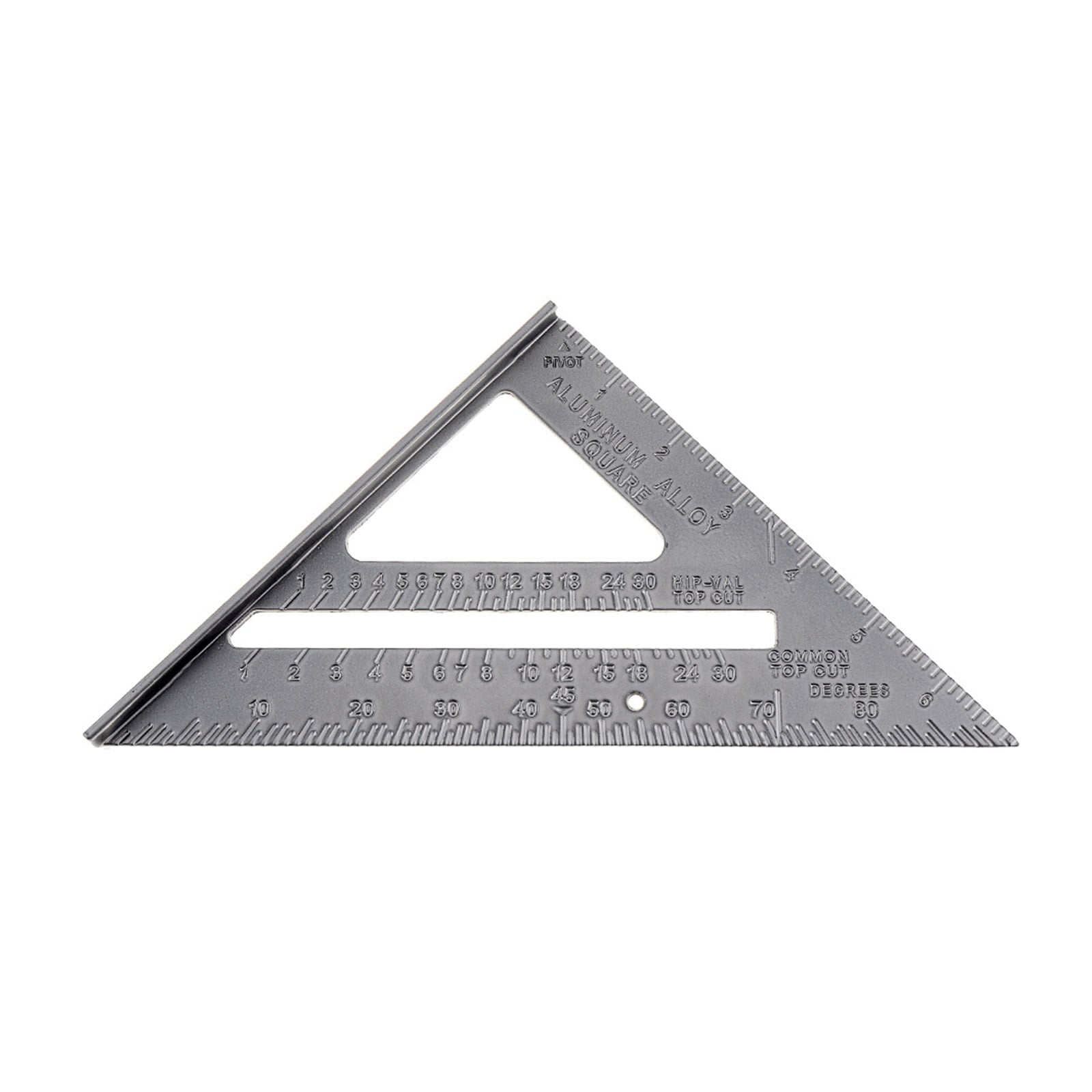 Thickening Angle Rule Aluminum Alloy Carpenter Measurement Square Ruler ...