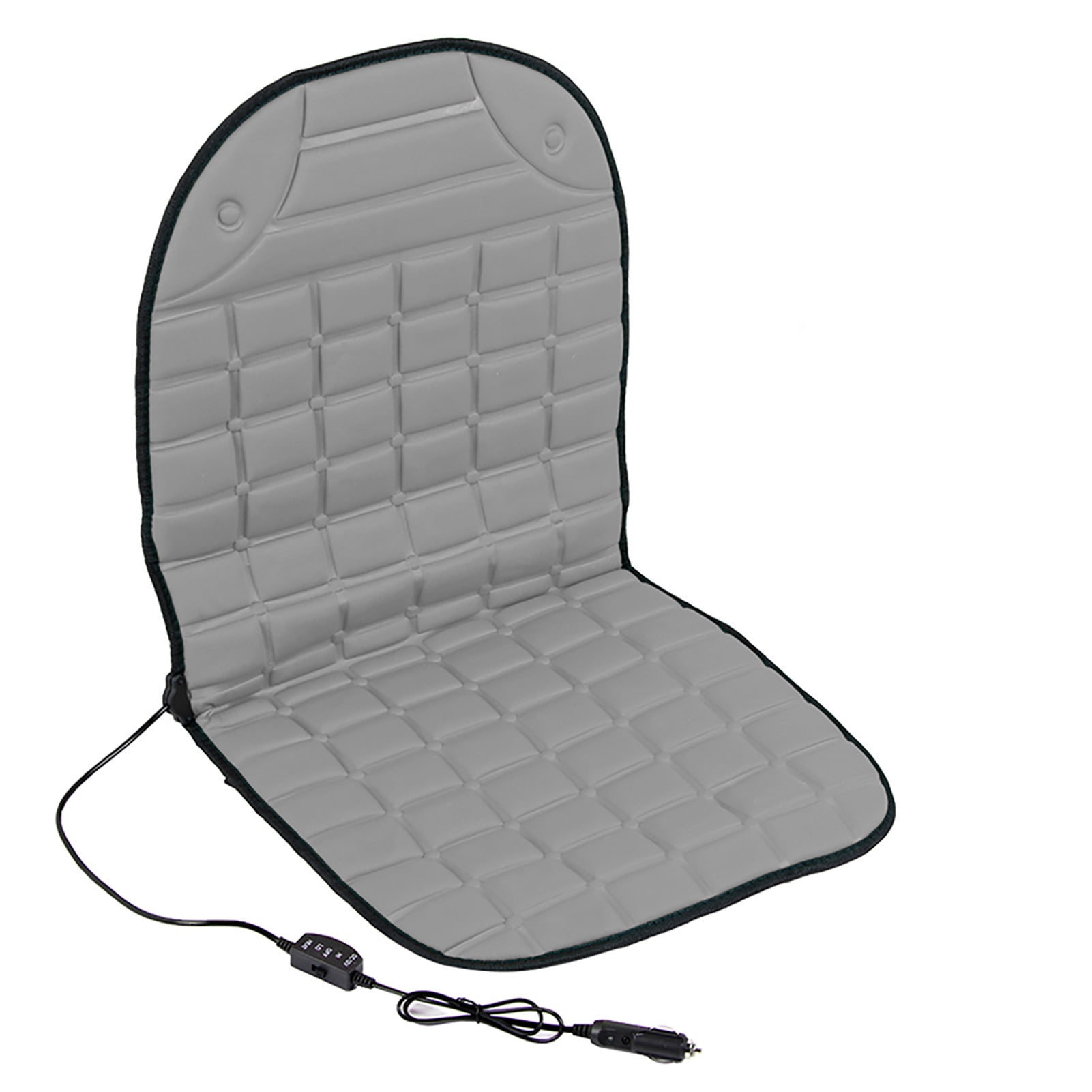 Thickening Heated Car Single Seat Cushion Chair Heating Pad 12VGray ...