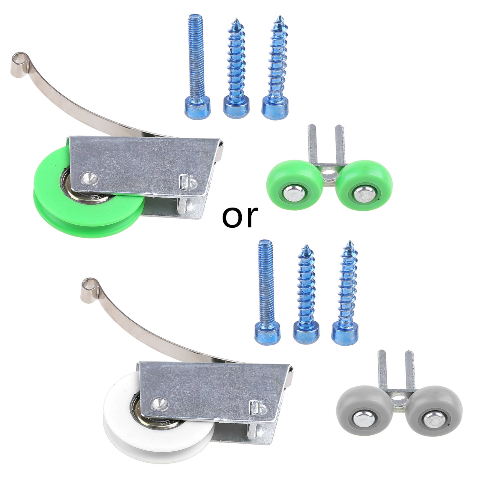 Thickening Stainless Steel Wardrobe Sliding Door Roller Pulley Sliding ...