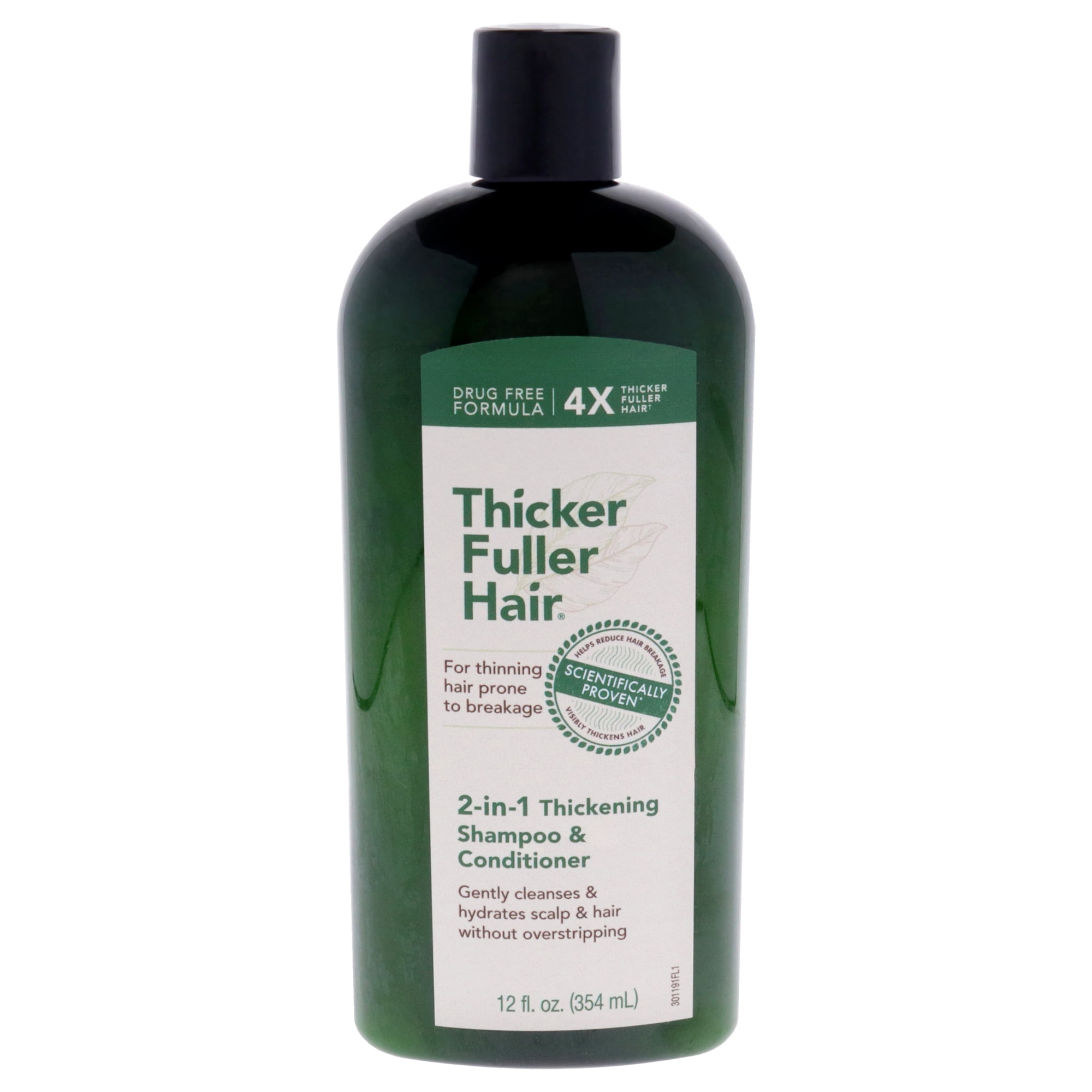 Thicker Fuller Hair 2-in-1 Thickening Shampoo and Conditioner , 12 oz ...