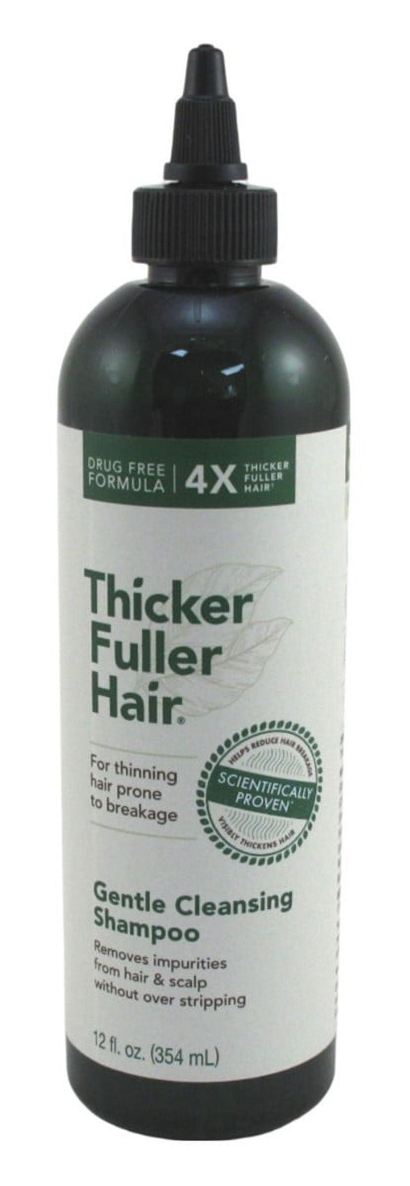 Thicker Fuller Hair Shampoo Gentle Cleansing 12oz (Pack of 2) - Walmart.com