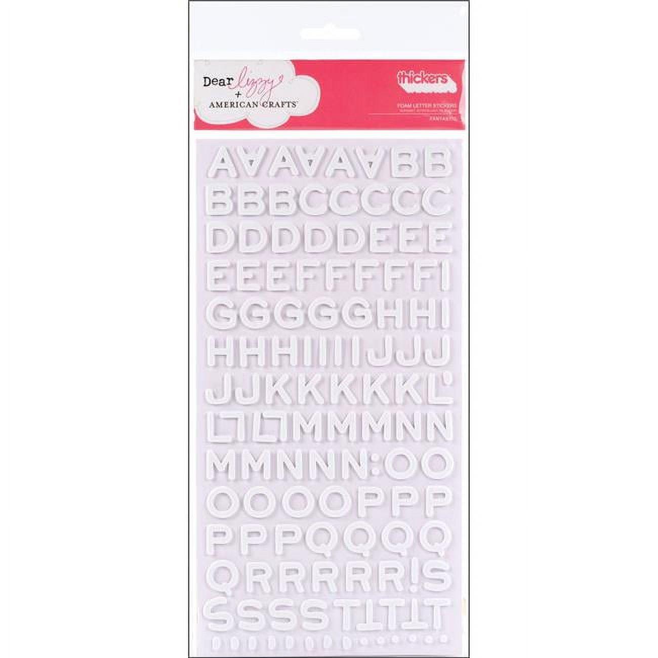 Thickers Foam Stickers 6"X11" Sheet-Cinnamon-Black - Walmart.com
