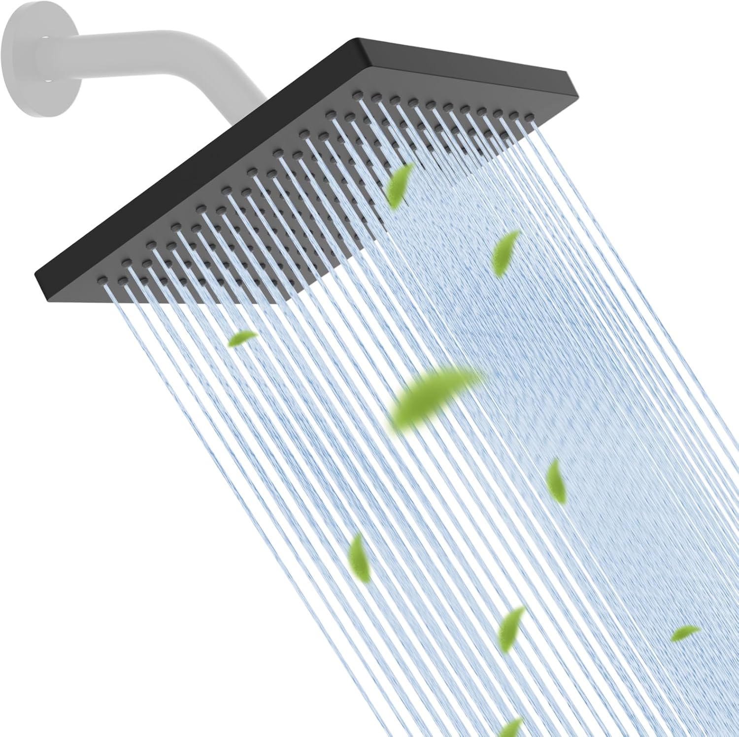 Thickness Metal Rain Shower Head, 8 Inch High Pressure Rainfall Shower ...