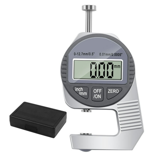 Thickness Meter 0 to 12.7mm Thumb Pressuring Measurement Portable ...