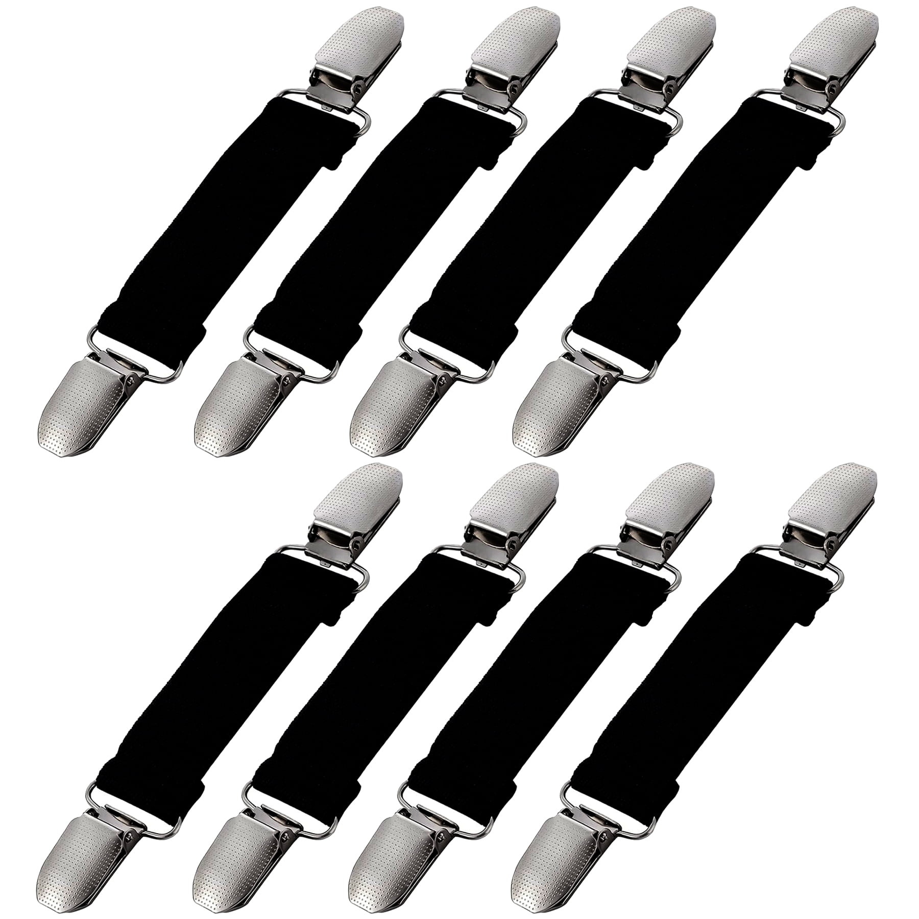 8 Pcs Winter Mitten Clips Elastic Stainless Steel Gloves Clips for ...