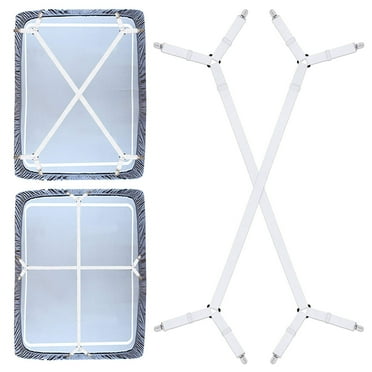 8 PCS Sheet Fasteners Bed Sheet Clips, Elastic Sheet Gripper Mattress ...