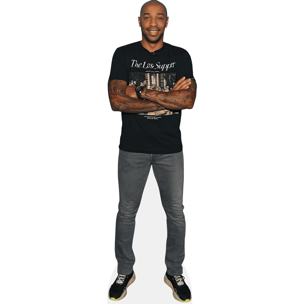 Thierry Henry (Casual) Mini Cardboard Cutout Standee - Walmart.com