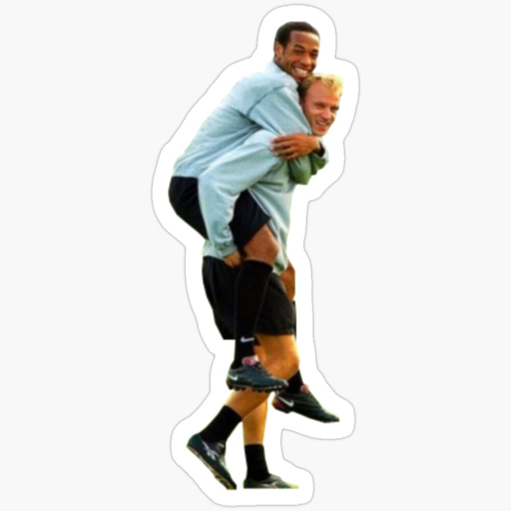Thierry Henry Dennis Bergkamp Arsenal Sticker Phone Decal Water Bottle ...