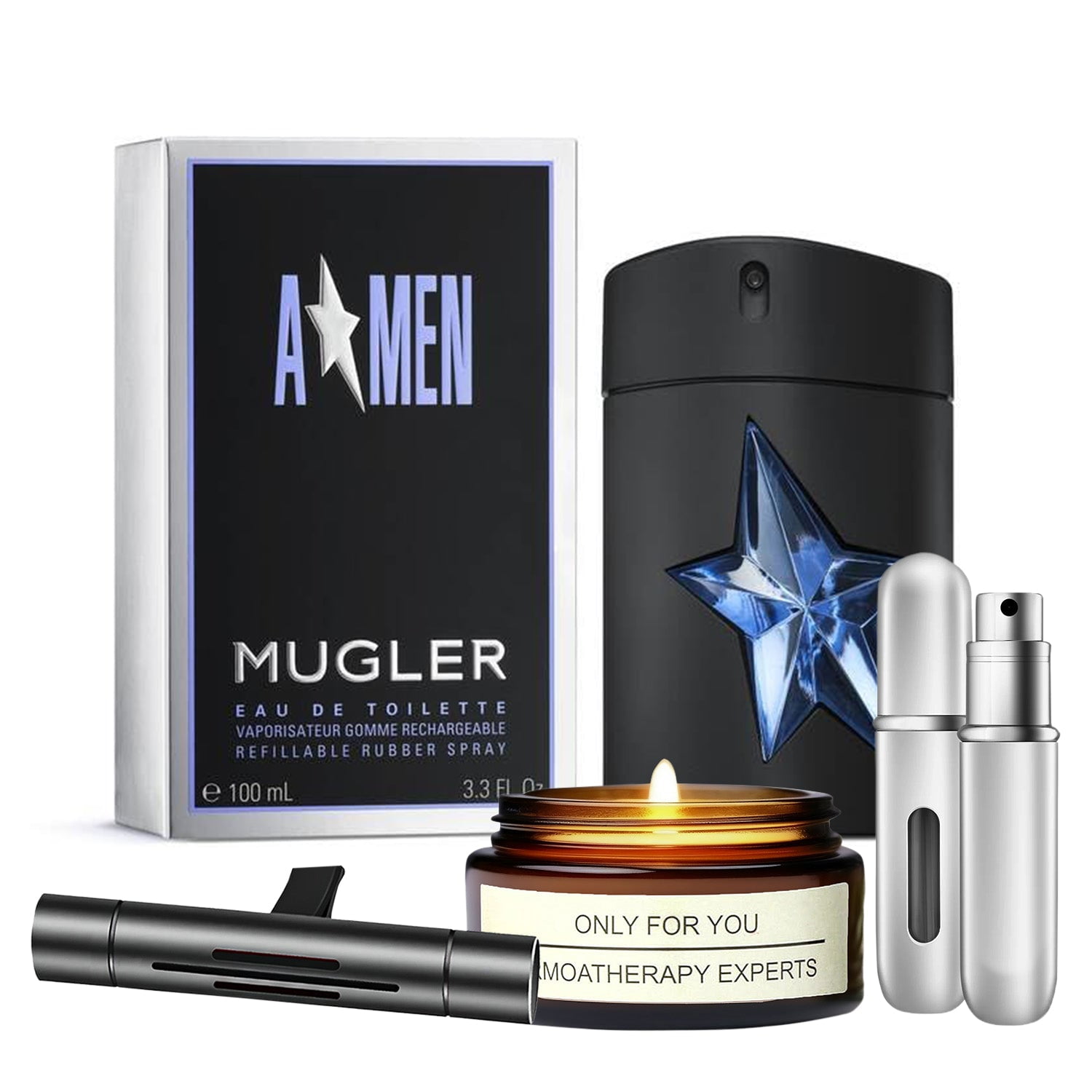 Thierry Mugler A-men EDT Rubber Flask Spray for Men - Walmart.com