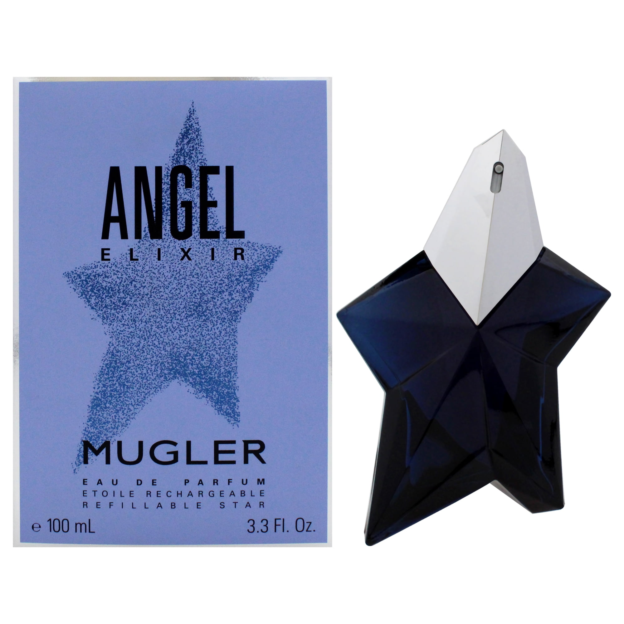 Thierry Mugler Angel Elixir , 3.3 oz EDP Spray (Refillable) - Walmart.com