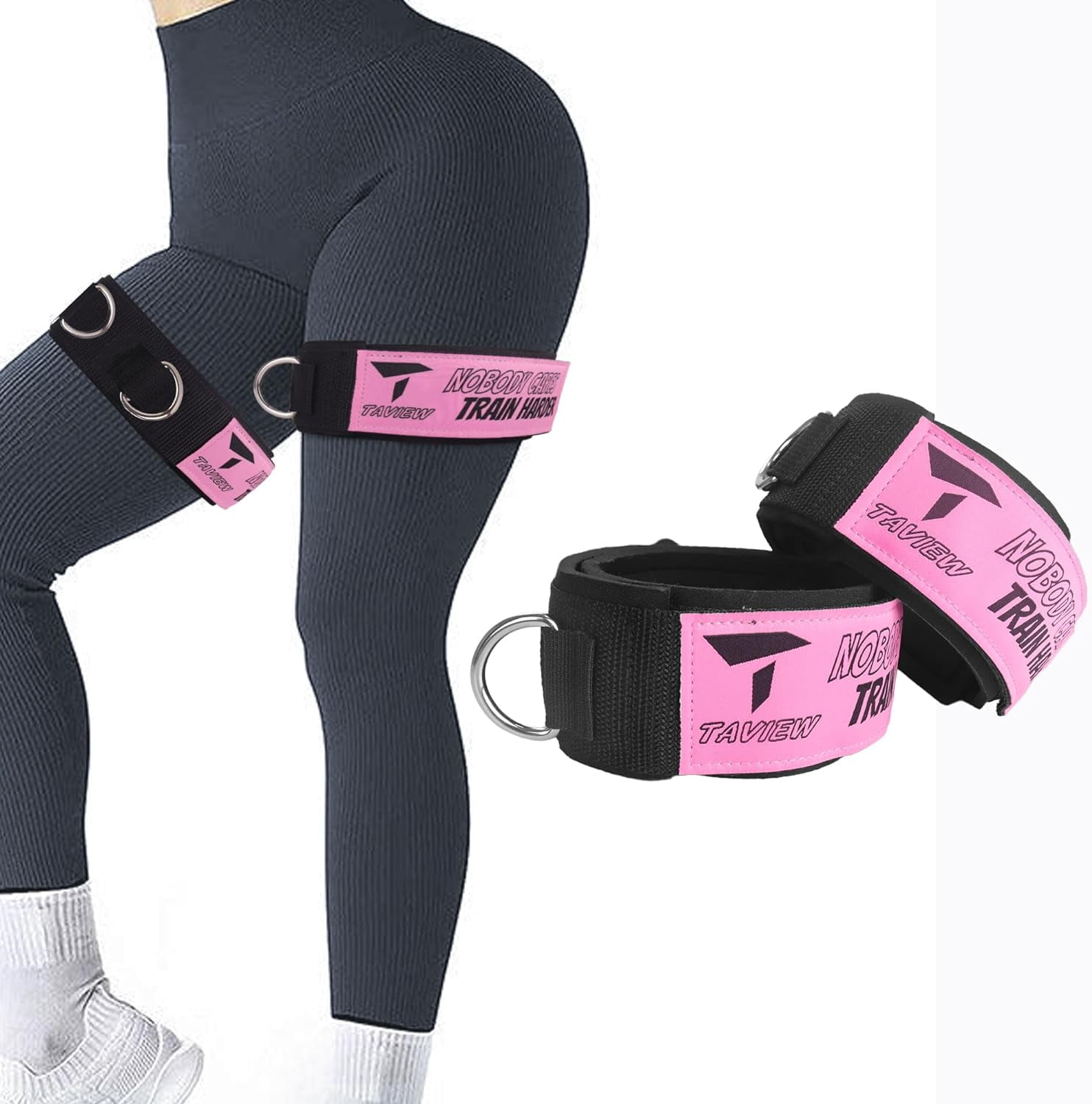 Thigh Ankle Strap Adjustable Neoprene Padded, Ankle Leg Cuffs with ...