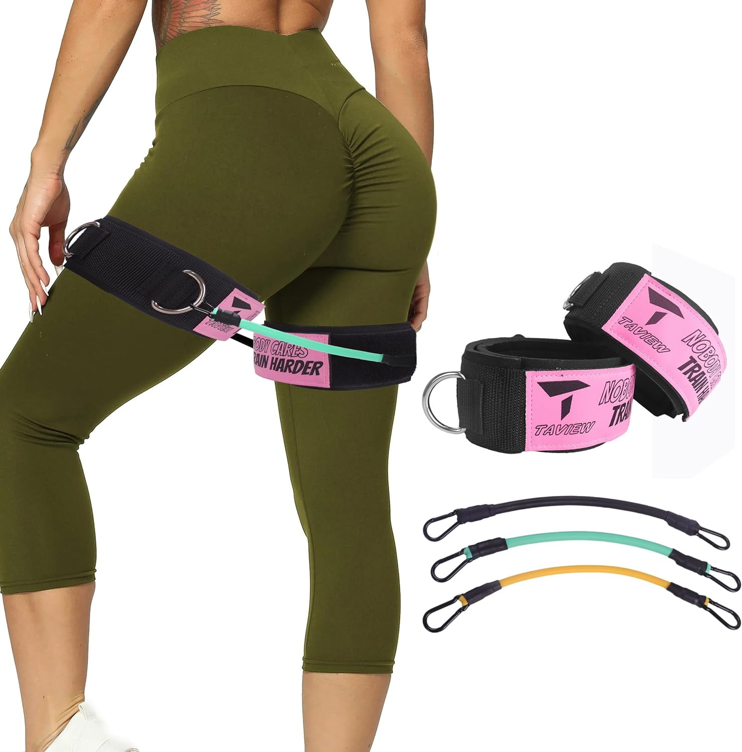 Thigh Ankle Strap Adjustable Neoprene Padded, Ankle Leg Cuffs with ...