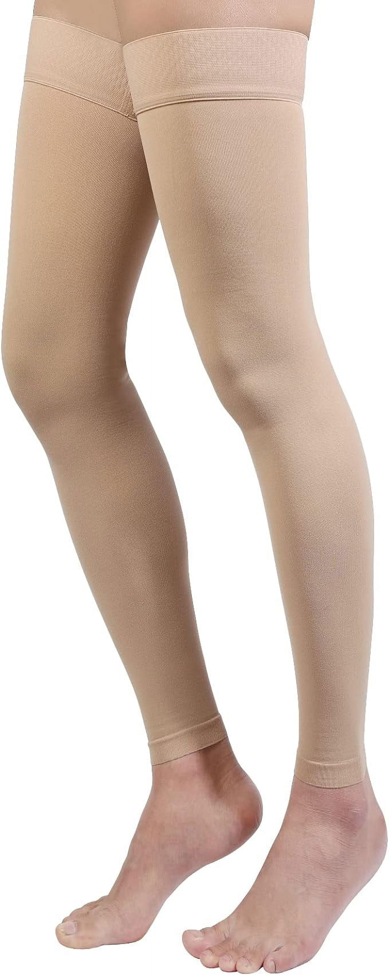 Thigh High Compression Stocking Footless - Pair, Thigh-Hi Leg ...