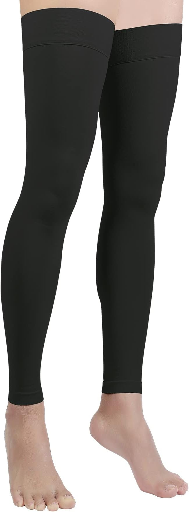 Thigh High Compression Stocking Footless - Pair, Thigh-Hi Leg ...