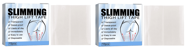 Thigh Lift Tape, Transparent Lifting Bandage Patch for Leg Body Chafing ...