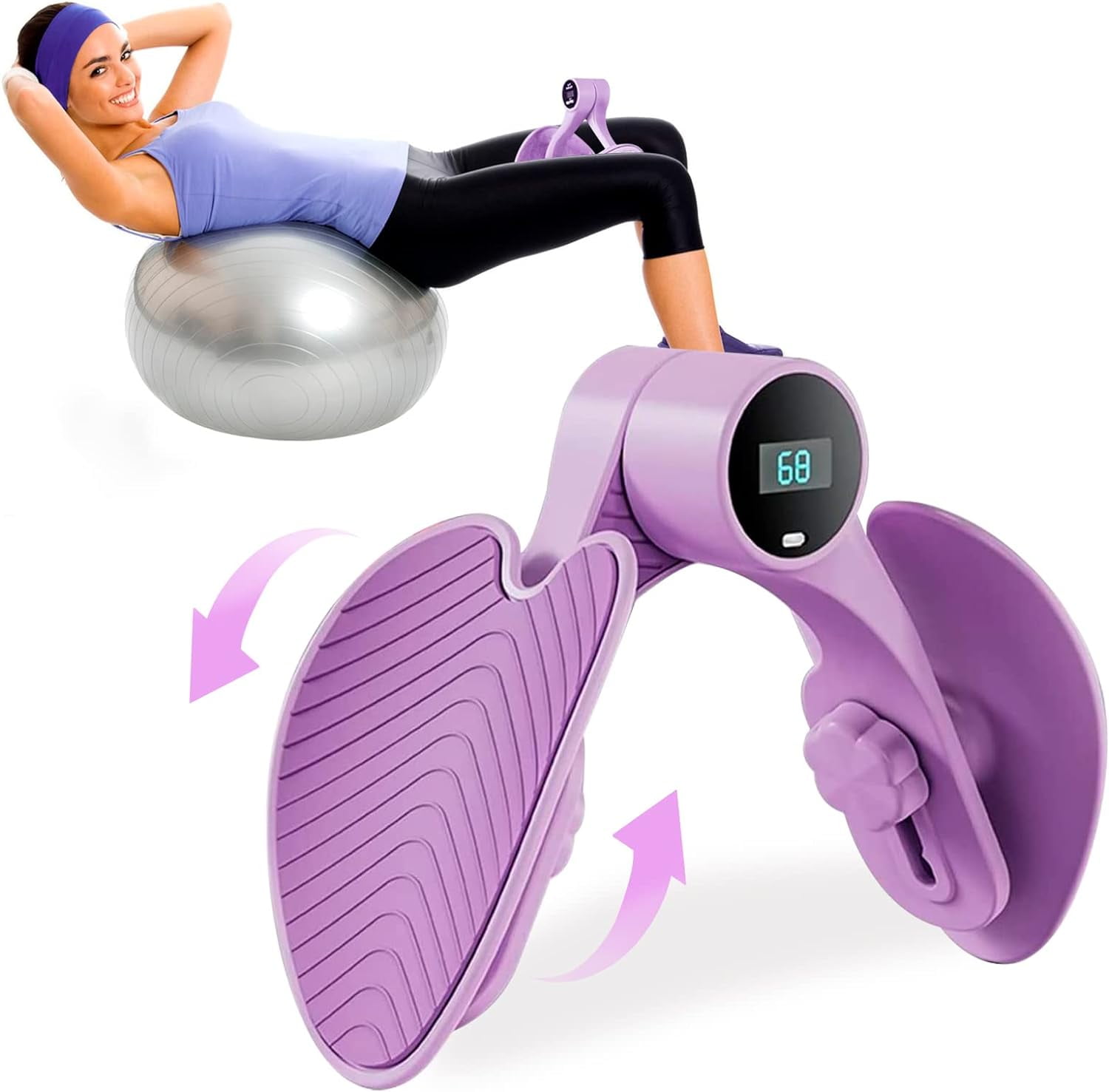 Thigh Master Thigh Exerciser Inner Thigh Exercise Equipment With Counter Kegel Exercise