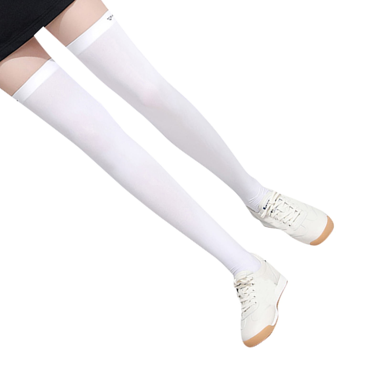 Thigh Sun Sleeves Leg Sleeves UV Protection Open Heel Cooling Sleeves ...