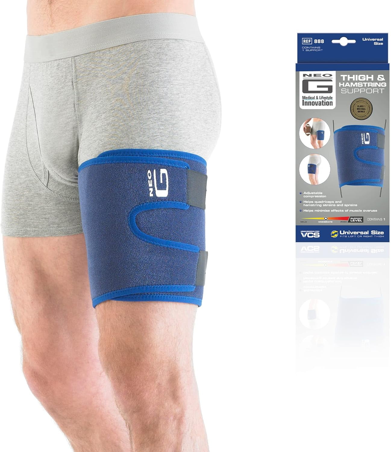 Thigh Support Hamstring Support to Quadriceps and Hamstring Muscles ...
