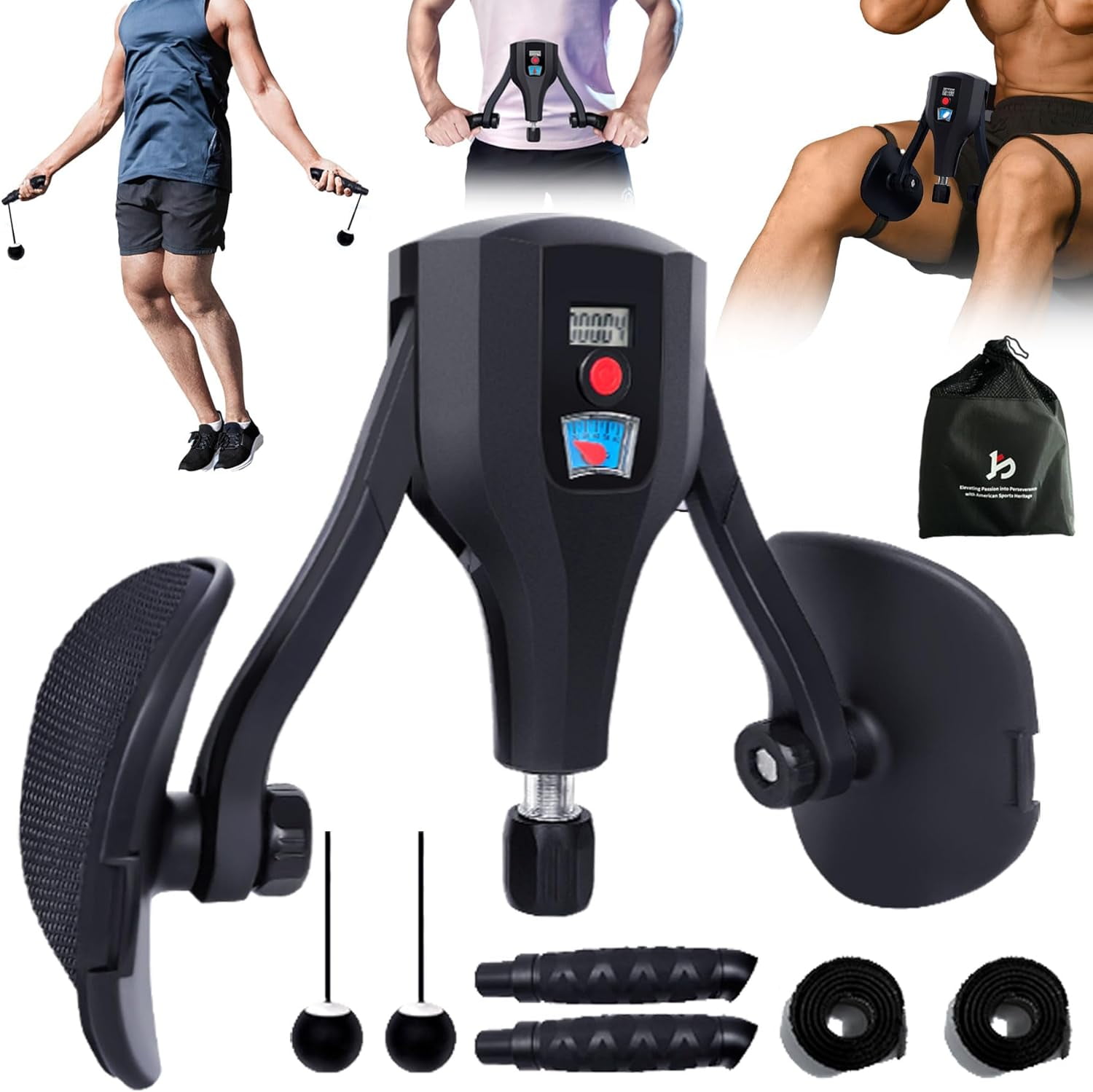 Thigh Trainer with Adjustable Resistance, Pelvic Floor Muscle Kegel ...