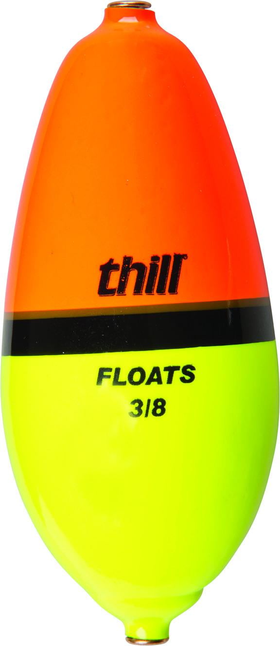 Thill Wobble Bobber Pear 2 5/8'' Org/Blk/Yl 3/8o - Walmart.com