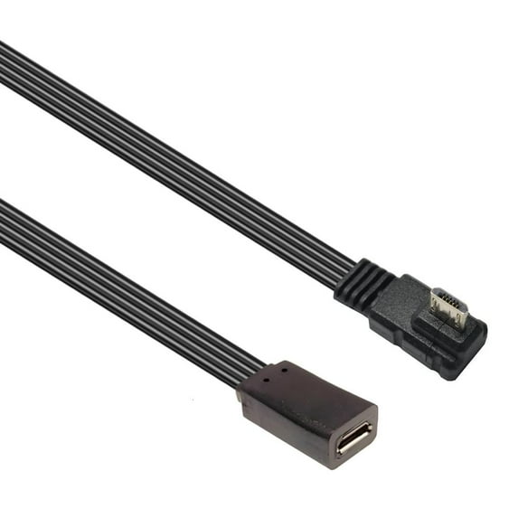 Thin 1.5mm Microed USB Extension Cord 90° Right Angle Design For Tight ...