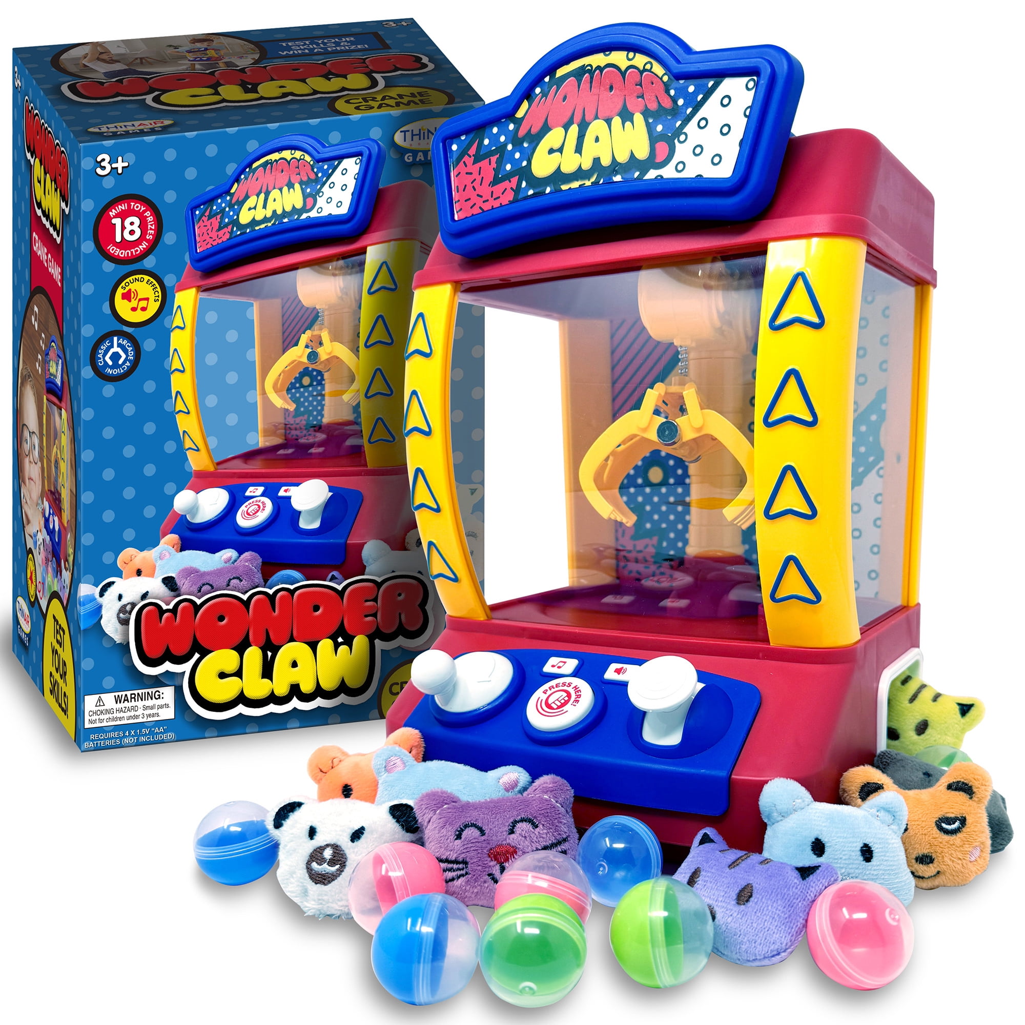 Thin Air Games: Wonder Claw Crane Machine Game - Sounds Arcade Style ...