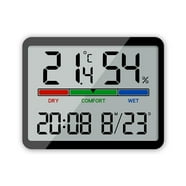 SKILCRAFT, NSN6611877, LCD Digital Display Clock, 1 Each, Silver ...