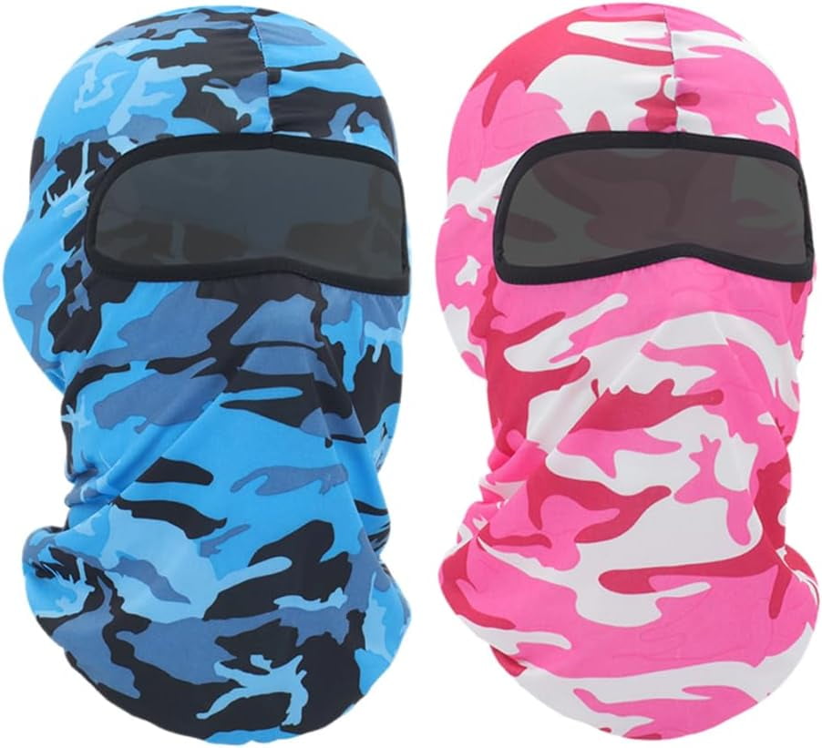 Thin Balaclava Ski Mask Head Mask Full Face Mask Windproof Sun UV ...