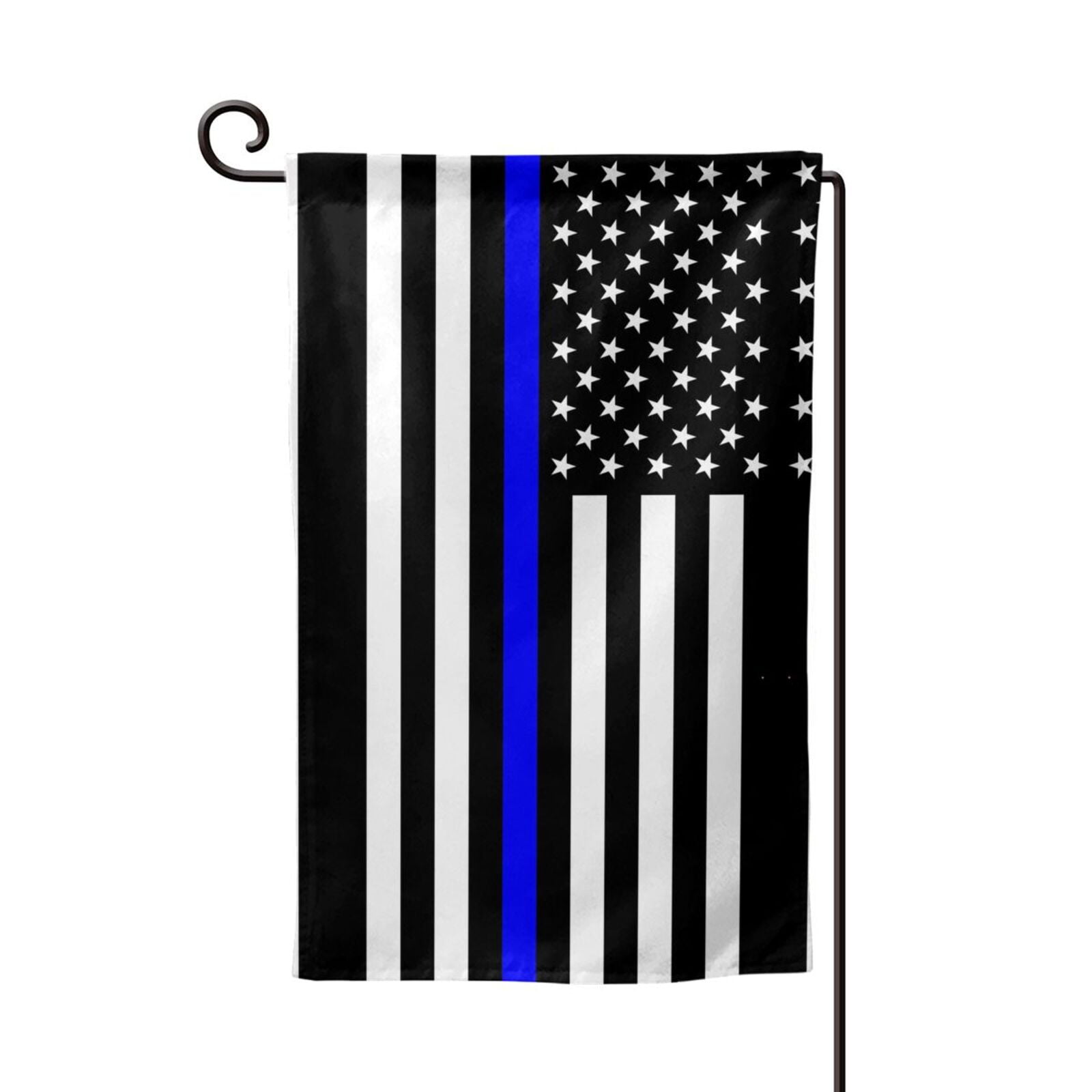 Thin Blue Line America Flag Garden Flag Double Sided Small Flag Yard ...