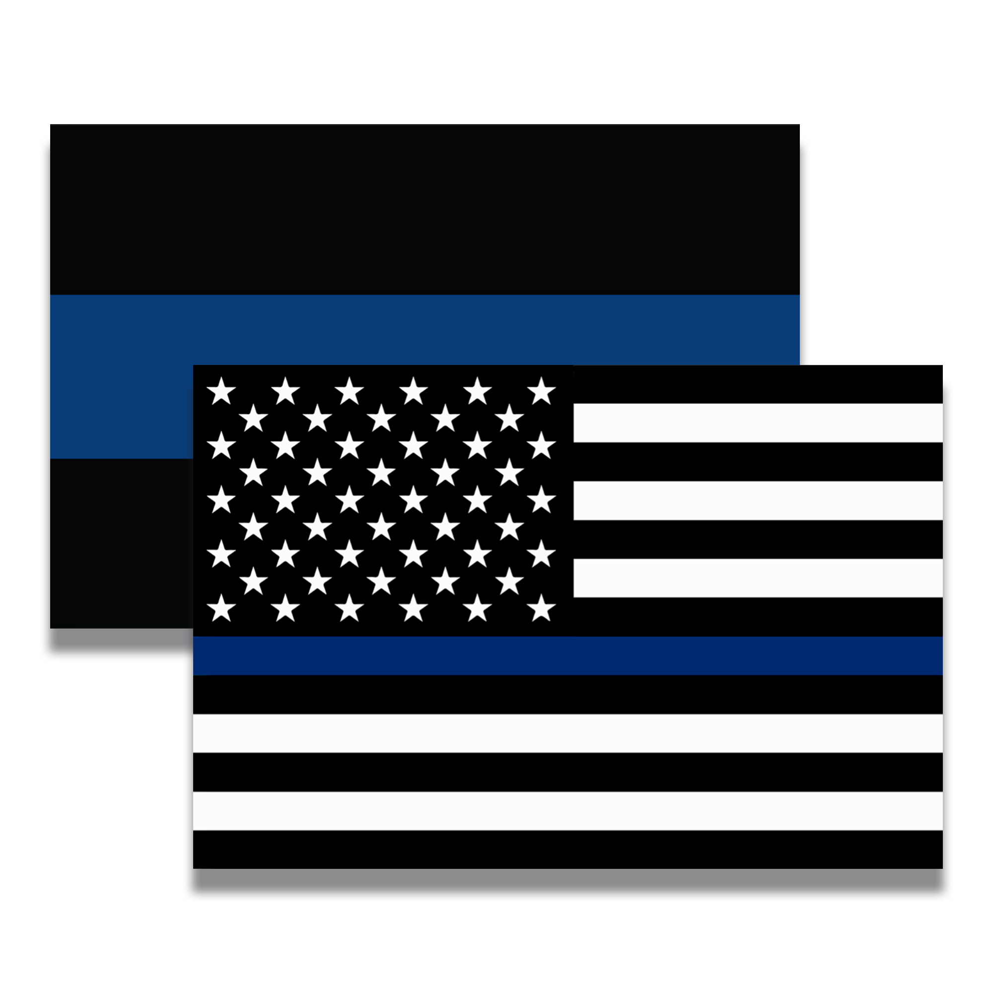 Support Law Enforcement Blue Large Ribbon Magnet - Walmart.com