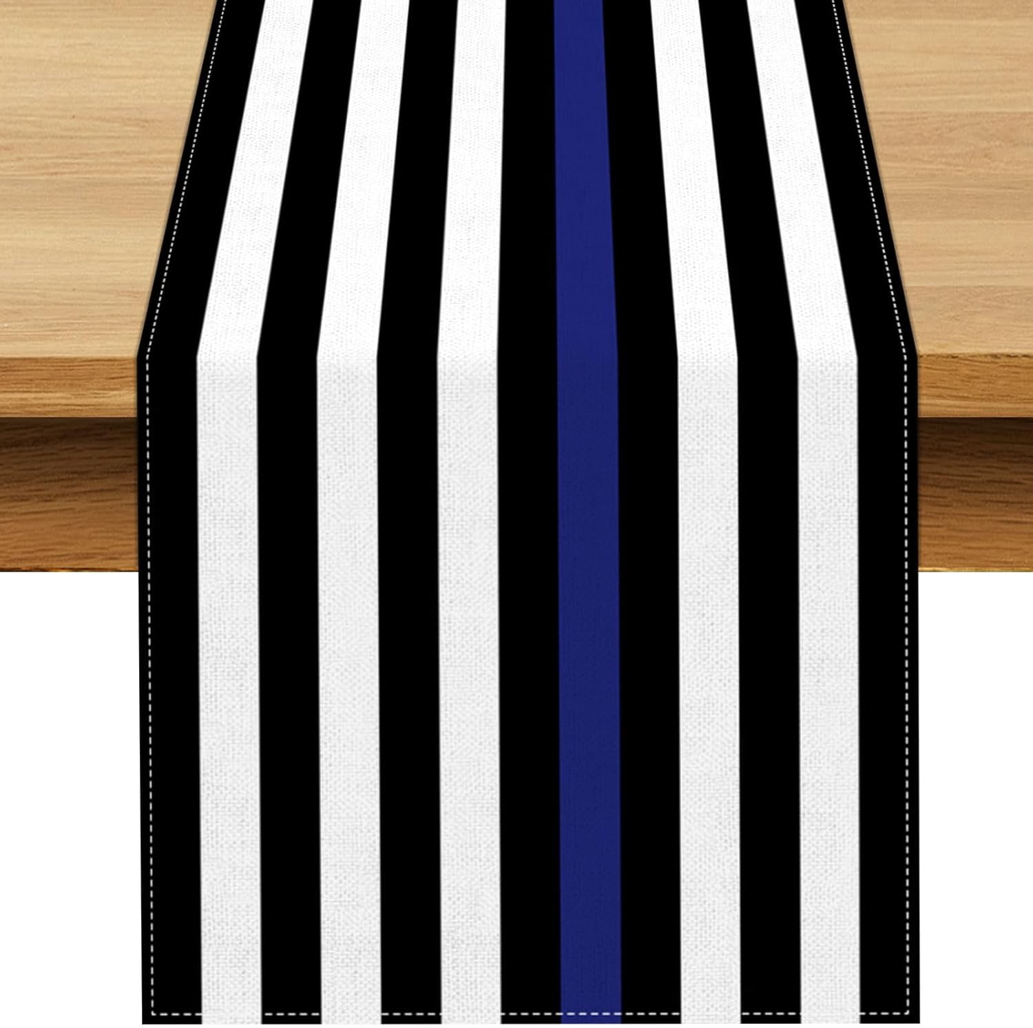 Thin Blue Line American Police Table Runner USA Police Theme Party ...