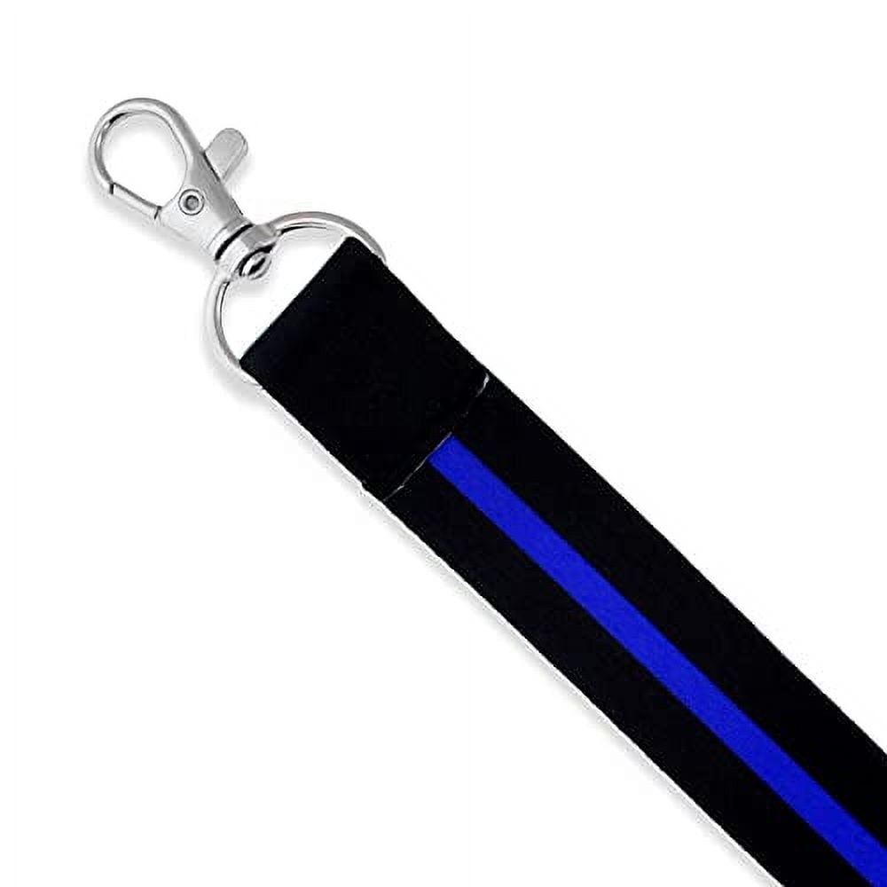 Thin Blue Line Awareness Lanyard - Walmart.com