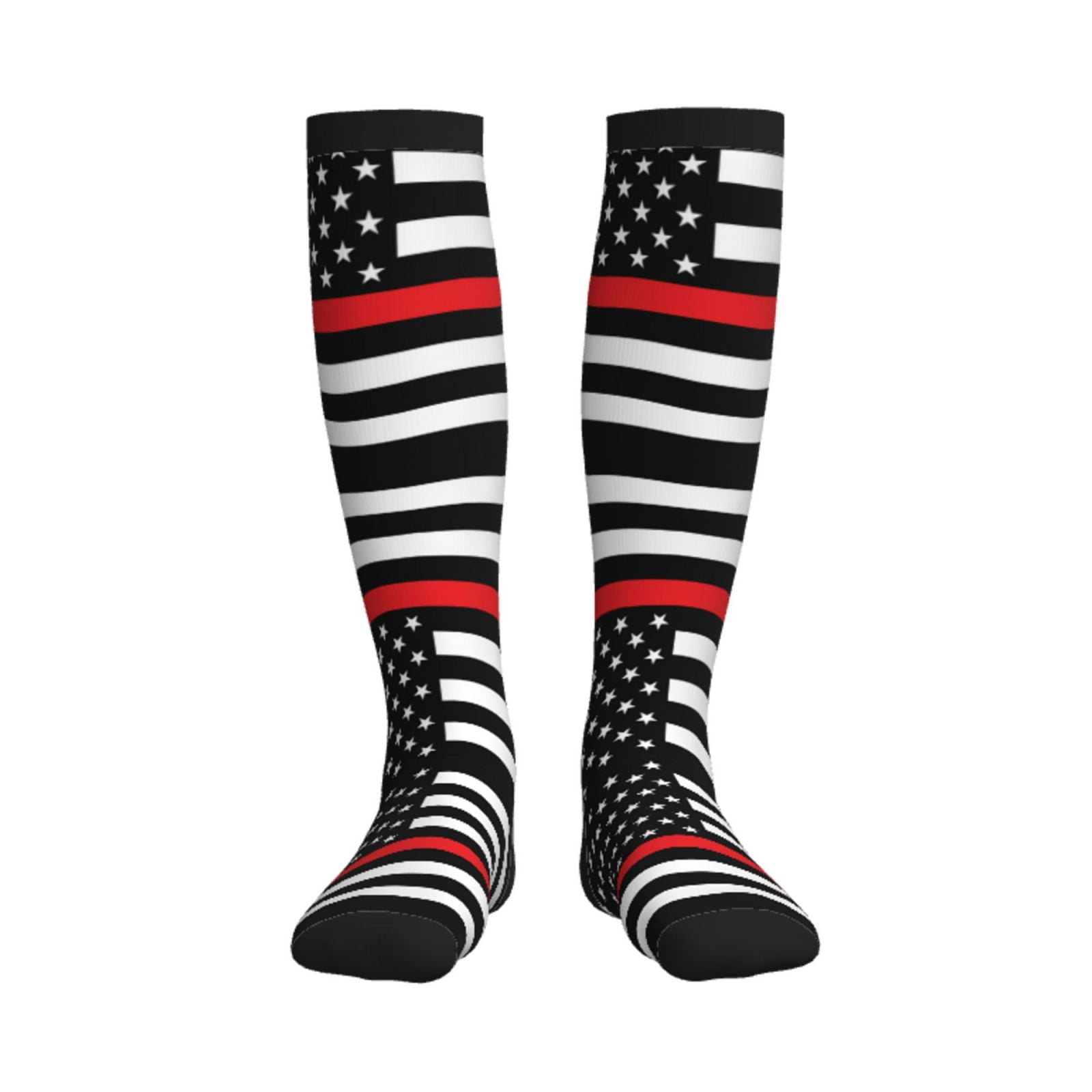 Thin Blue Line Flag Compression Socks Circulation Running Athletic ...