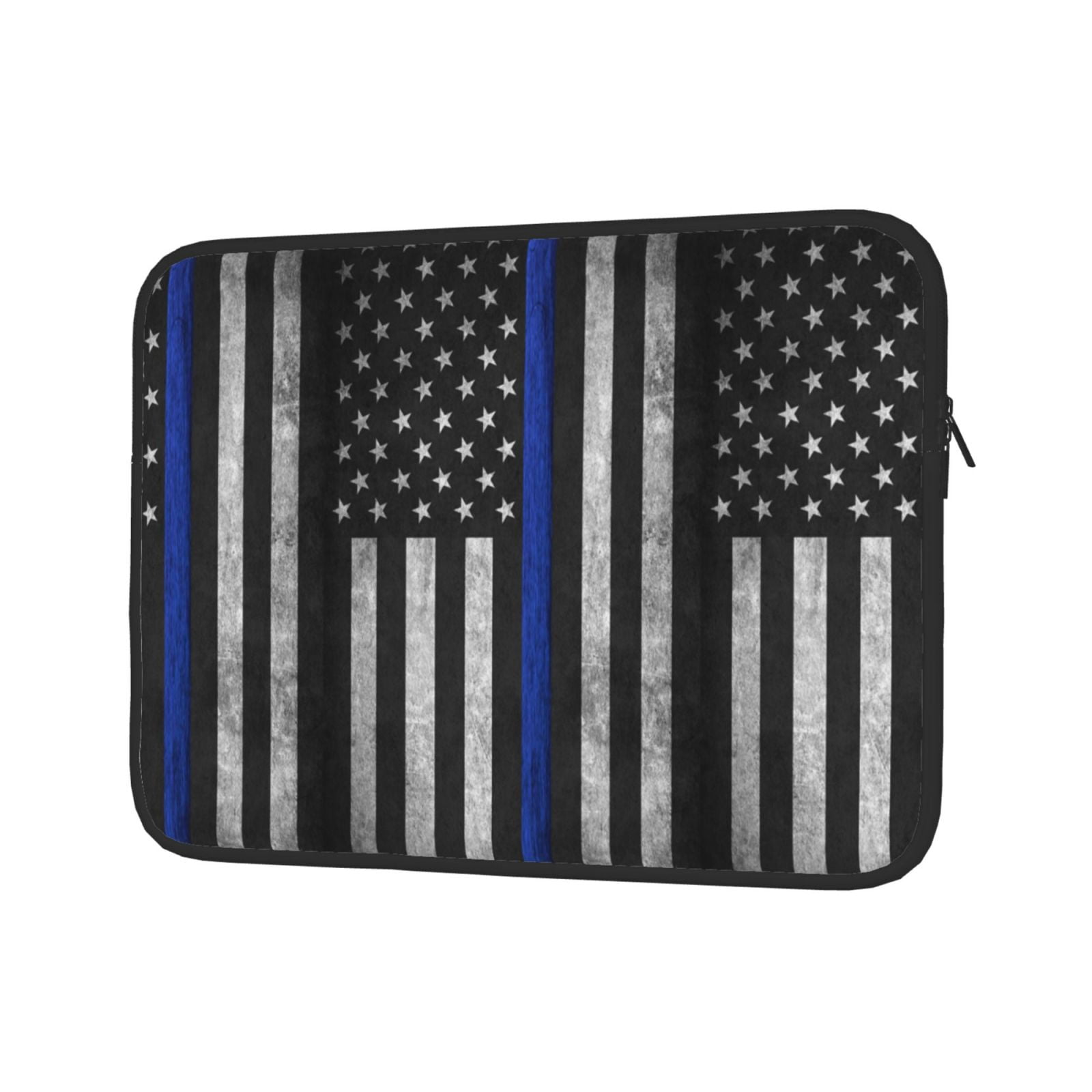 Thin Blue Line Flag Pattern Neoprene Sleeve Pouch Case Bag for 13" - 15 ...